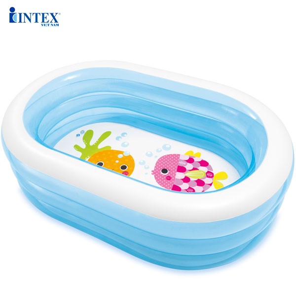 Bể bơi phao mini 3 tầng cho bé hình oval INTEX 57482 - Intex Việt Nam