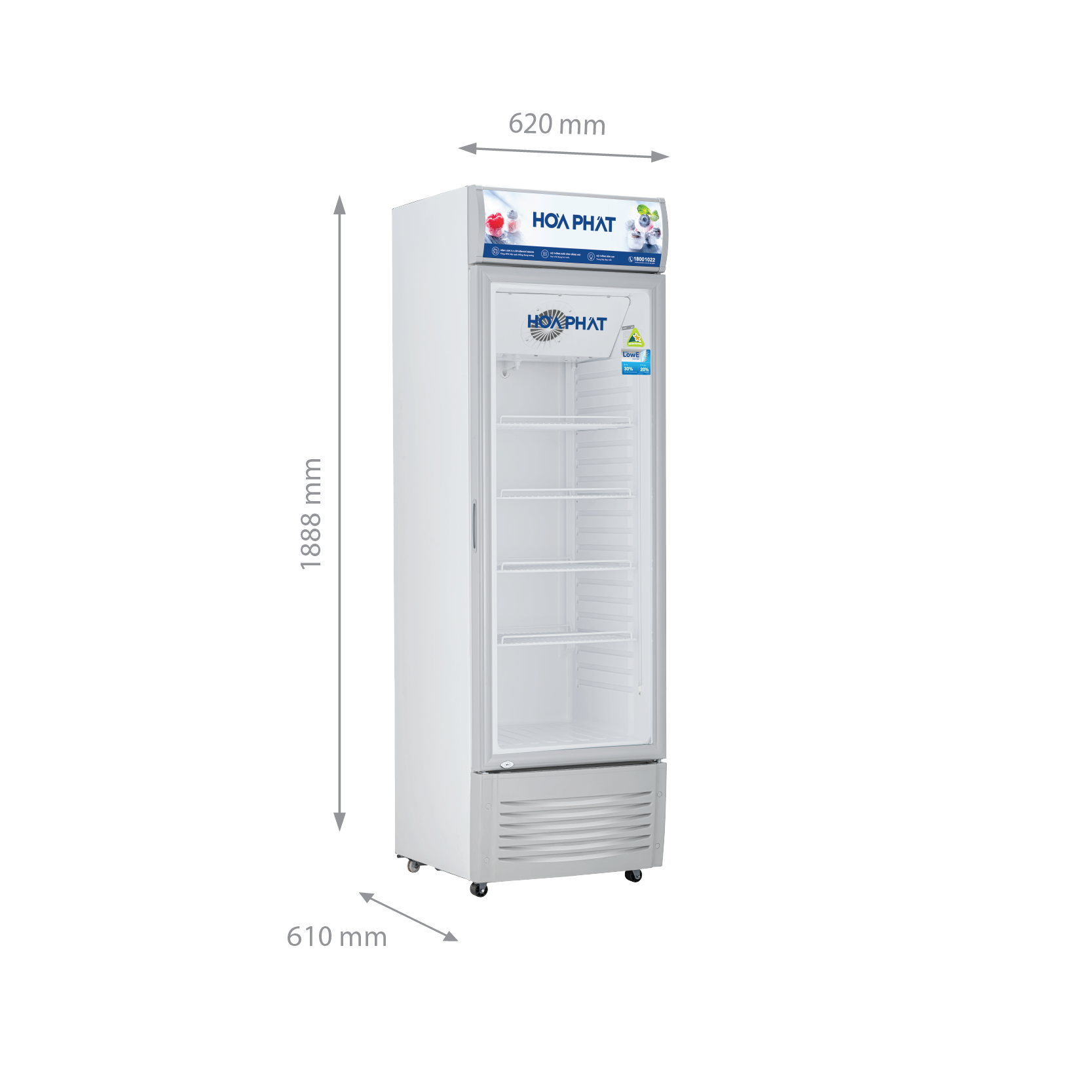 Tủ mát Hòa Phát HSR S6280 280 lít