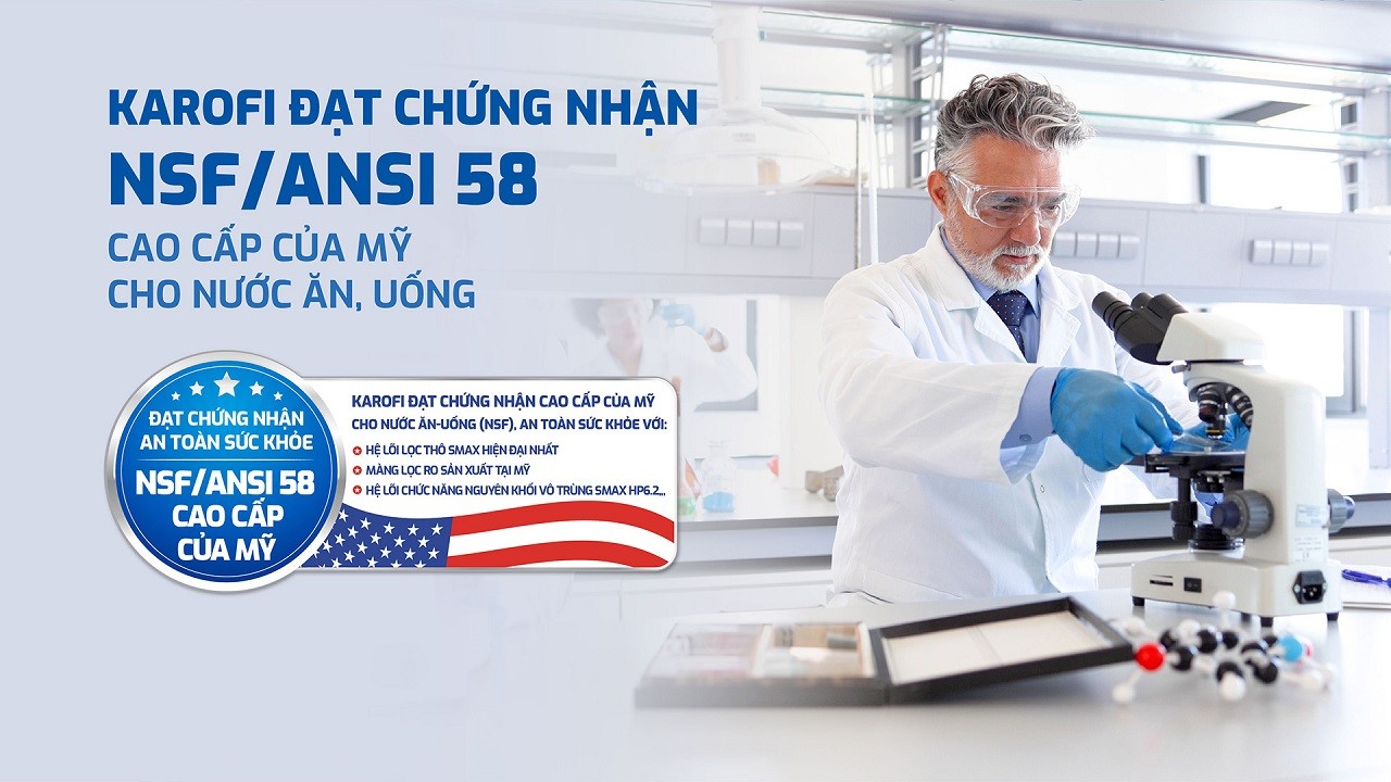 Máy lọc nước Nóng lạnh Hydro-ion Kiềm Karofi KAE-S85