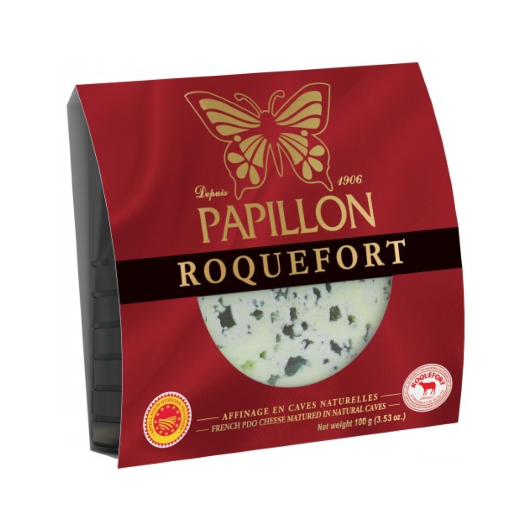 Phô Mai Pháp, Roquefort, French PDO Cheese Matured in Natural Caves, 3. ...